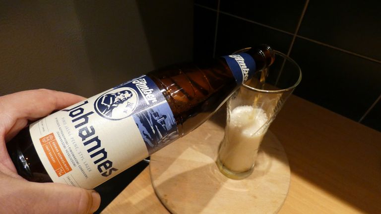 And now think about a cold, bitter beer with velvet foam - Johannes beer